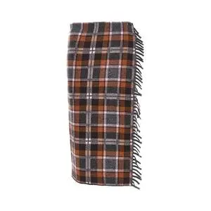 Guest In Residence Plaid Wrap Midi Skirt - Multicolor