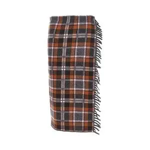 Guest In Residence Plaid Wrap Midi Skirt - Multicolor