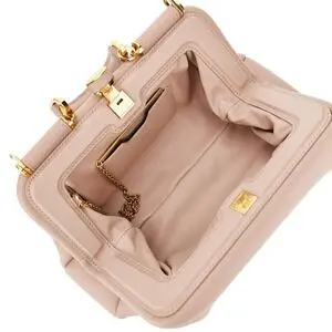 Dolce & Gabbana Plongé Nappa Leather 'grandma' Bag - Pink