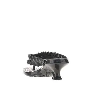 GANNI X Melissa Rubber Thong Heel - Black