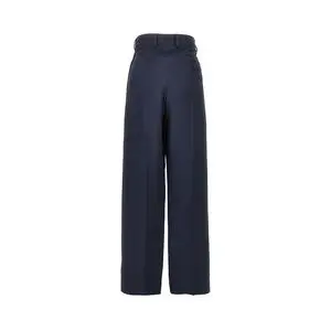 Stella McCartney Tailored Pants With Press-studs - Blue