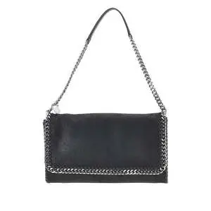 Stella McCartney Falabella Flap' Shoulder Bag - Black