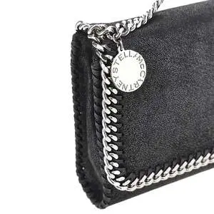 Stella McCartney Falabella Flap' Shoulder Bag - Black