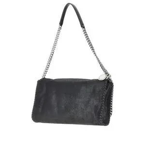 Stella McCartney Falabella Flap' Shoulder Bag - Black