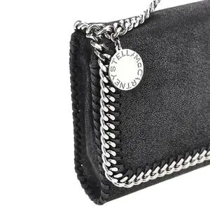 Stella McCartney Falabella Flap' Shoulder Bag - Black
