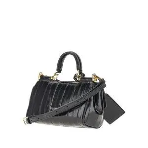 Dolce & Gabbana Eel Leather Mini 'my Sicily' Bag - Black