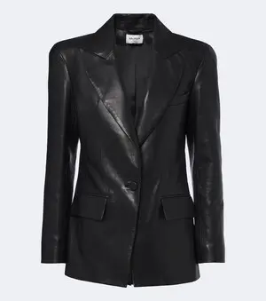 Balmain Leather Blazer