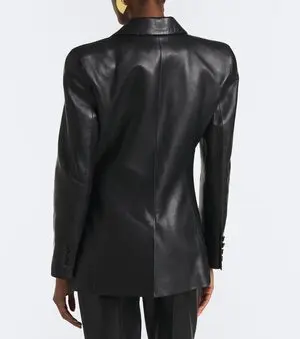 Balmain Leather Blazer