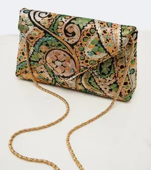 Dries Van Noten Medium Jacquard Clutch