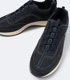 John Lobb Leather Slip-on Sneakers