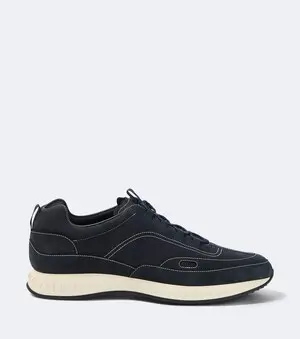 John Lobb Leather Slip-on Sneakers