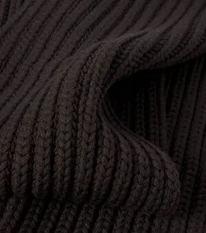 Prada Ribbed-knit Virgin Wool Scarf