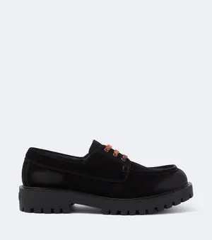 Prada Suede Boat Shoes