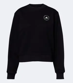 Adidas By Stella McCartney Logo Cotton Jersey Sweatshirt