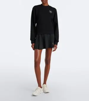 Adidas By Stella McCartney Logo Cotton Jersey Sweatshirt
