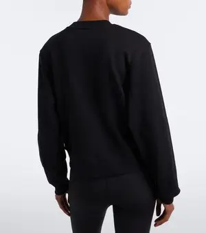 Adidas By Stella McCartney Logo Cotton Jersey Sweatshirt