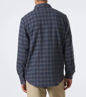 GOD'S TRUE CASHMERE Rugged Explorer Plaid Cashmere Shirt