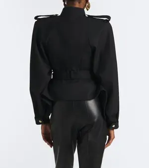 Balmain Belted Wool Jacket
