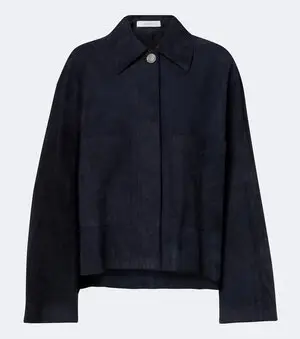 JOSEPH Aitna Suede Jacket - Blue