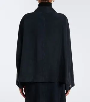 JOSEPH Aitna Suede Jacket - Blue