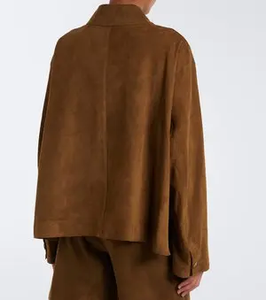 JOSEPH Aitna Suede Jacket - Brown