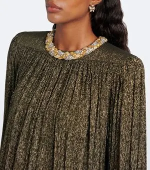 Valentino Garavani Embellished Silk-blend Gown