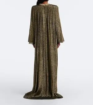 Valentino Garavani Embellished Silk-blend Gown