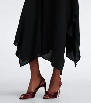 Victoria Beckham Draped Midi Dress