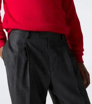Auralee Wool Straight Pants