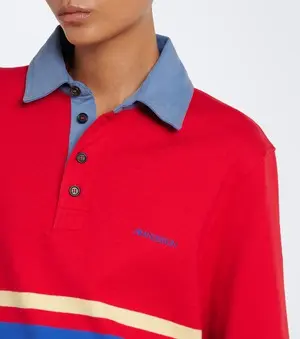 JW Anderson Cotton Jersey Polo Shirt - Multicoloured