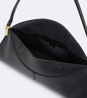 Balmain 64-83 Small Leather Shoulder Bag