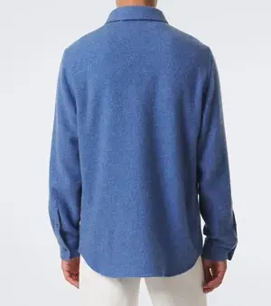 GOD'S TRUE CASHMERE Cashmere Shirt With Malachites