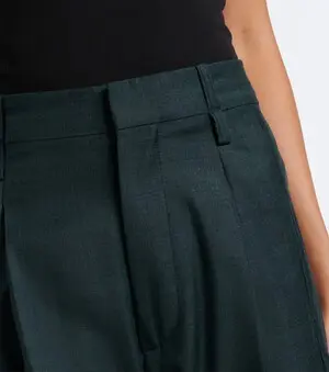 Victoria Beckham Ethel Virgin Wool Wide-leg Pants