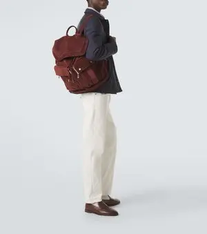 Brunello Cucinelli Suede Backpack