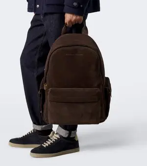 Brunello Cucinelli Suede Backpack