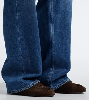 Dolce & Gabbana Dg Teddy-trimmed Suede Sneakers