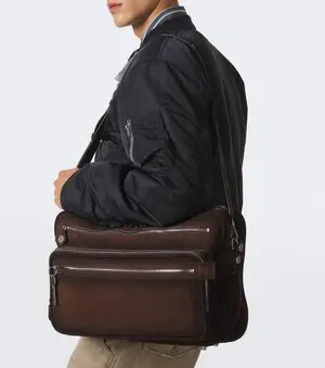 Acne Studios Camero Suede Shoulder Bag