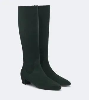 AeydĒ Yana Suede Knee-high Boots