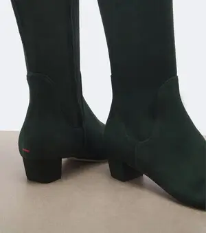 AeydĒ Yana Suede Knee-high Boots