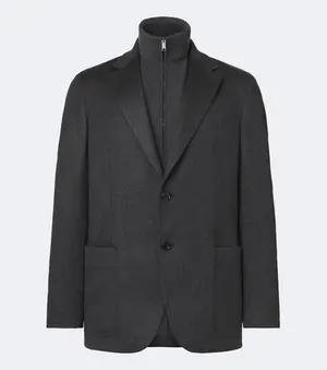 Zegna Cashmere Blazer - Grey