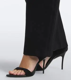Alaïa Drop Suede Sandals