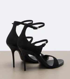 Alaïa Drop Suede Sandals