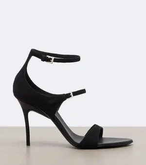 Alaïa Drop Suede Sandals