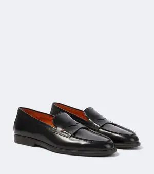 Santoni Penny Loafers For Men