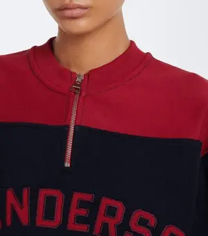 JW Anderson Embroidered Wool-blend Sweatshirt