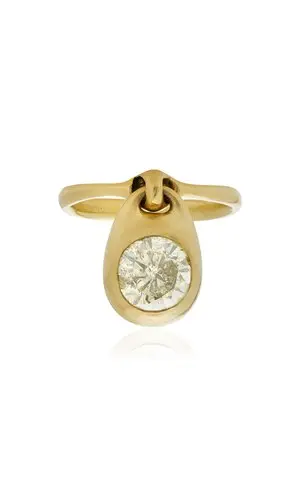 TEN THOUSAND THINGS 18k Green Diamond Locket Ring - Gold