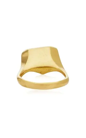TEN THOUSAND THINGS 22k Yellow Gold Triangular Opal Pyramid Ring