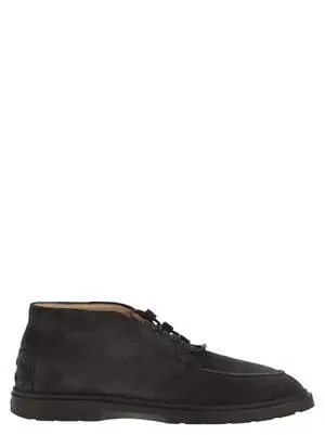 TOD'S Suede Ankle Boots - Multicolor