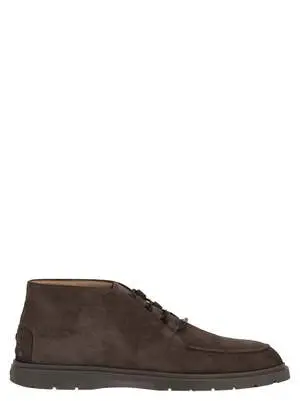 TOD'S Tod's Men Suede Ankle Boots Brown