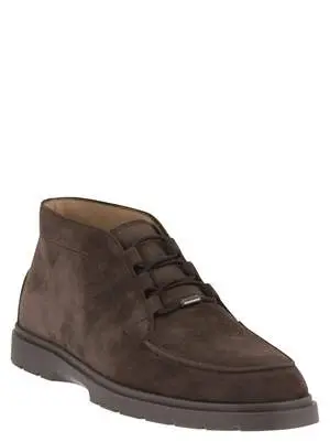 TOD'S Suede Ankle Boots - Brown